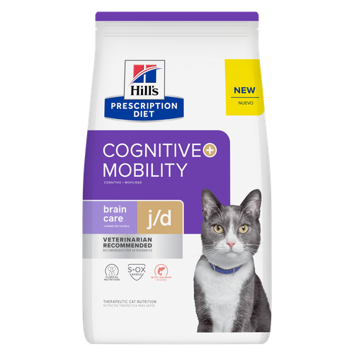 Brain Care + j/d Cat Food | Hill's Prescription Diet